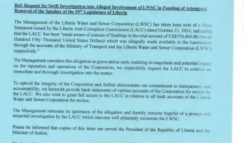 The Liberia Water and Sewer Corporation